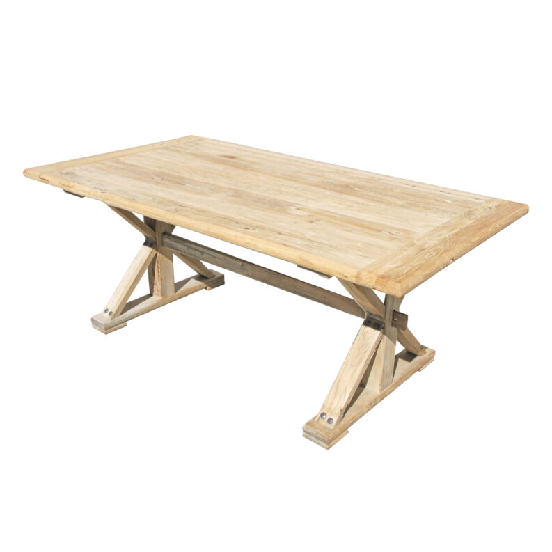 Cape Reclaimed Elm Dining Table - 240cm - Humble Home