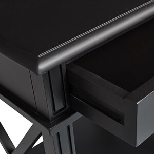 Grove Bedside Table - Black - Humble Home