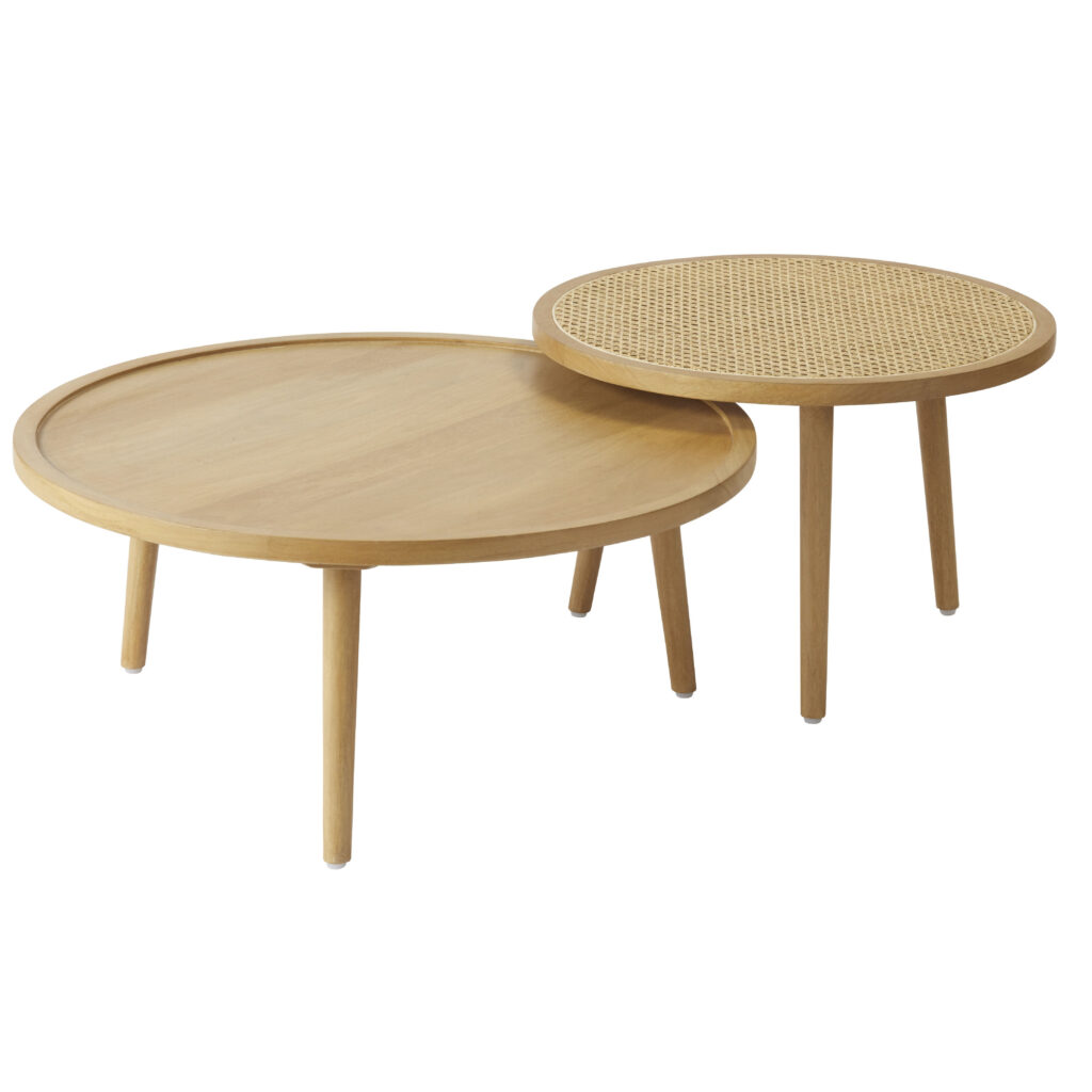 Set Of 2 Round Coffee Tables Humble Home set-of-2-round-coffee-tables-humble-home